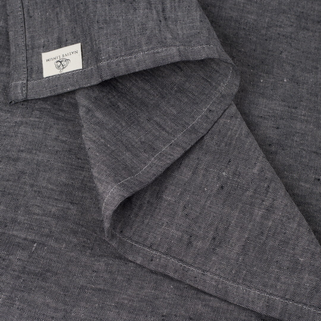 Native Linum Full/Queen Flat Sheet 1 Pc, Bed Sheets Queen Size, Hotel Sheets, Onyx - Walmart.com