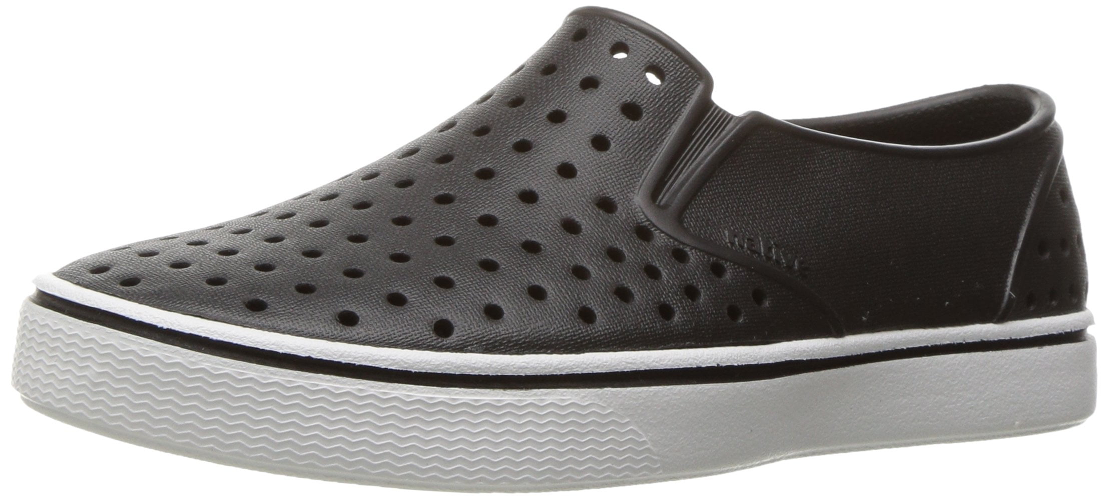 Native Miles Child Kids/Junior Shoes - Jiffy Black/Shell White - C5 ...