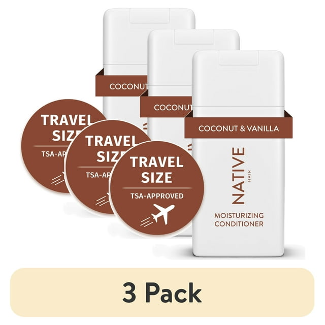 (3 pack) Native Moisturizing Conditioner, Coconut & Vanilla, Sulfate ...