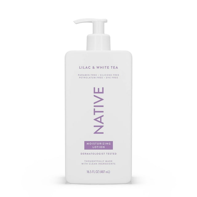 Native Moisturizing Hand & Body Lotion, Lilac & White Tea, Paraben Free ...