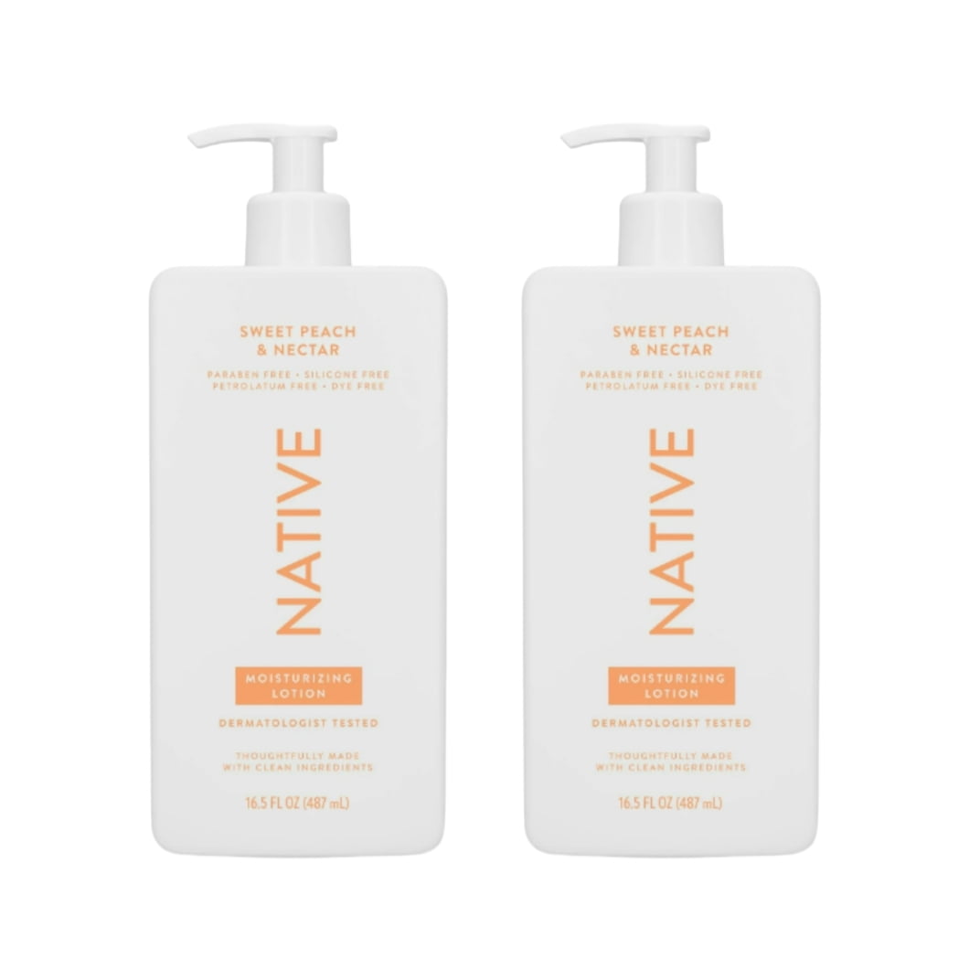 Native Moisturizing Hand & Body Lotion, Sweet Peach & Nectar, Paraben ...