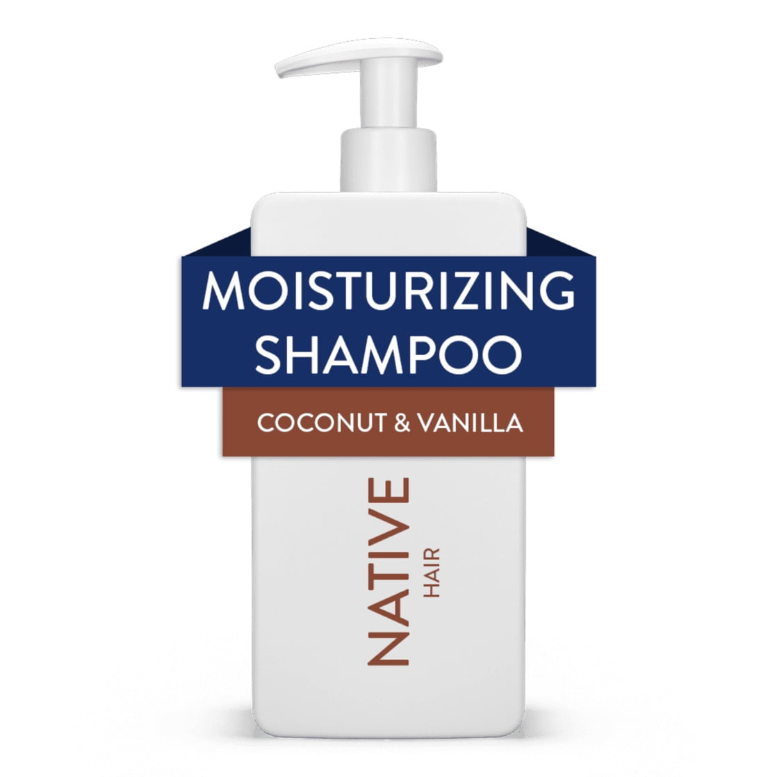 Native Coconut & Vanilla Moisturizing Vegan Shampoo, Clean, Sulfate ...