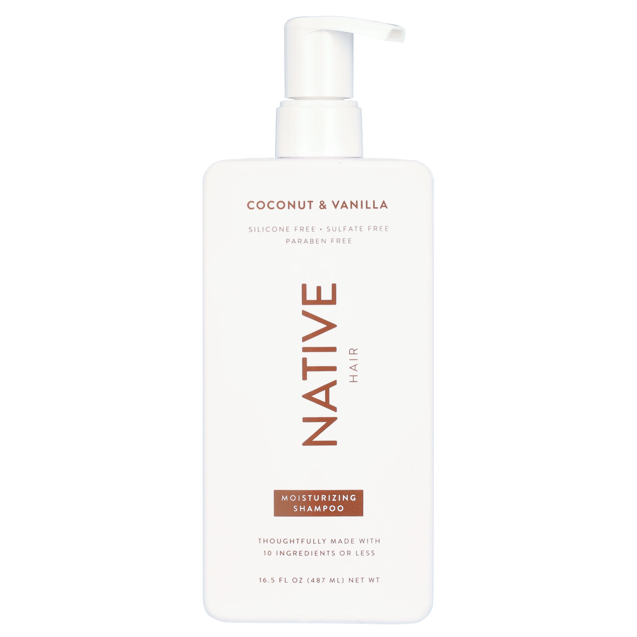 Native Moisturizing Shampoo, Coconut & Vanilla, Sulfate & Paraben Free ...