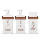 Native Coconut and Vanilla Sulfate Free Shampoo, Conditioner, and Body ...