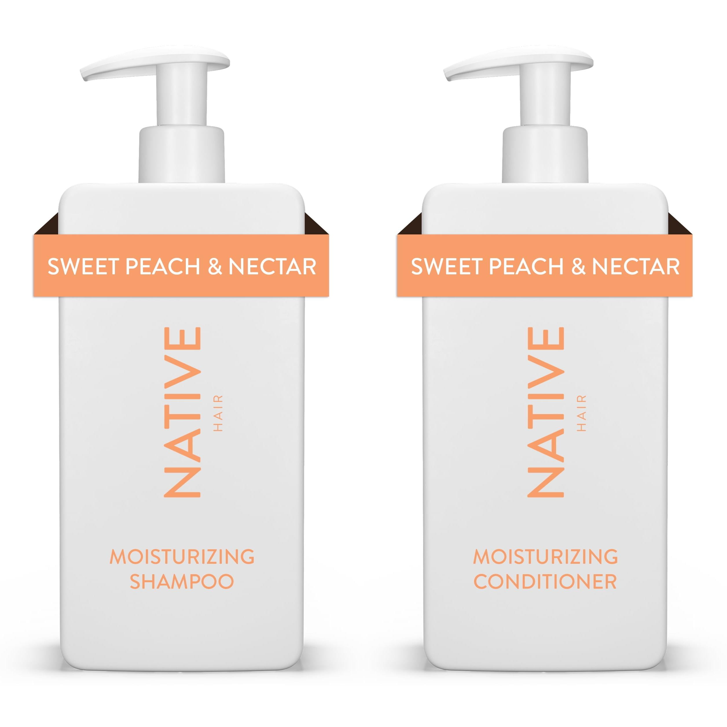 Native Moisturizing Shampoo & Conditioner Set, Sweet Peach & Nectar ...