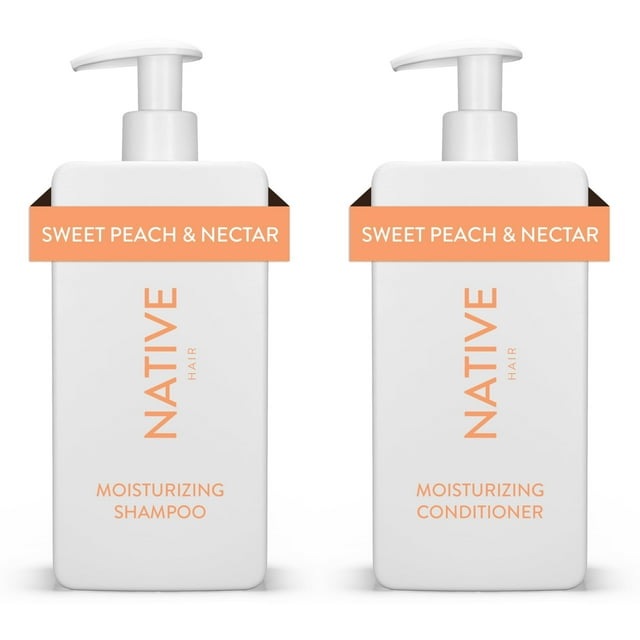 Native Moisturizing Shampoo & Conditioner Set, Sweet Peach & Nectar ...