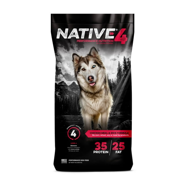 Native Performance High Quality Chicken & Rice Dog Food | Maintain ...