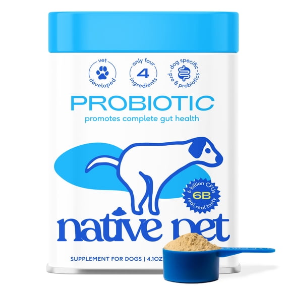 Native Pet Probiotic Powder for Dogs, Digestive Support, Bone Broth ...