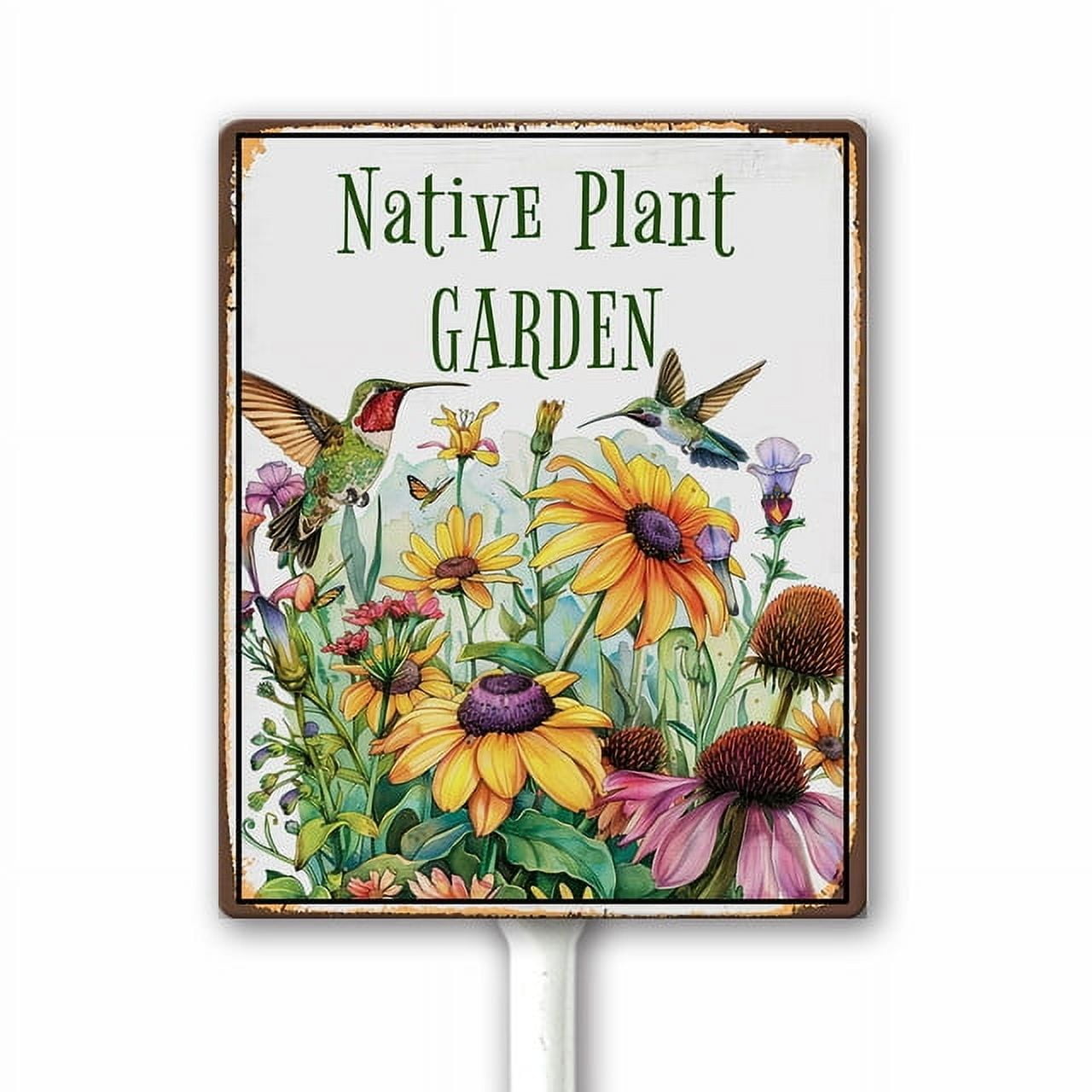 Native Plant Garden Sign, Native Plant Sign, Wildlife Habitat Sign ...