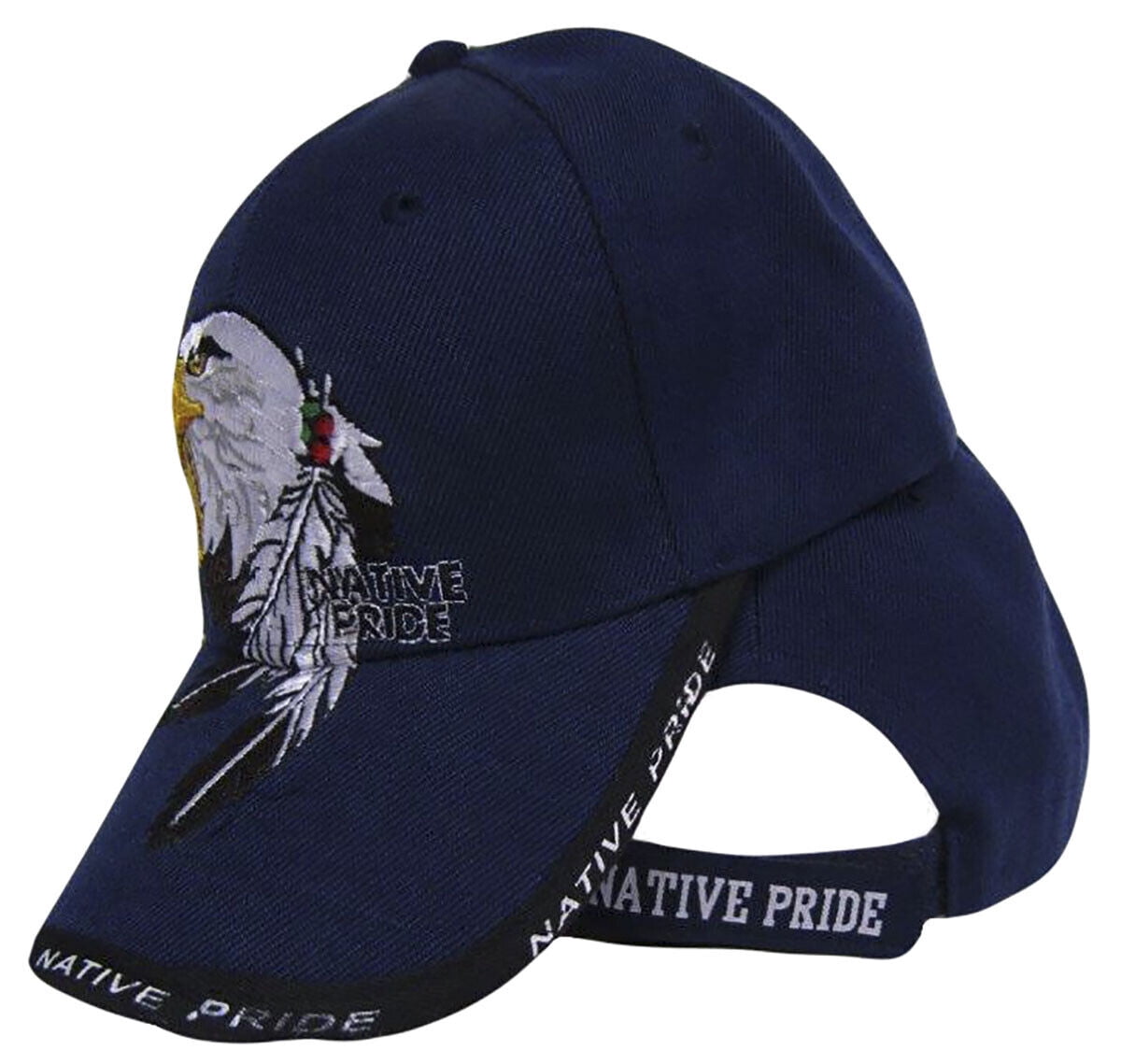 Native Pride American Eagle Shadow Navy Blue Ball Cap Hat (RAM ...