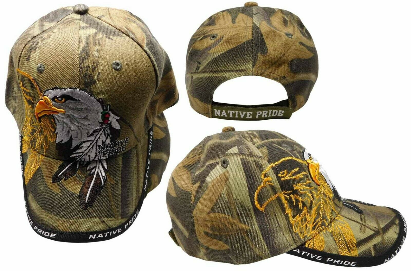 Native Pride INDIAN Bald Eagle Feather Shadow Real Tree Camo ...