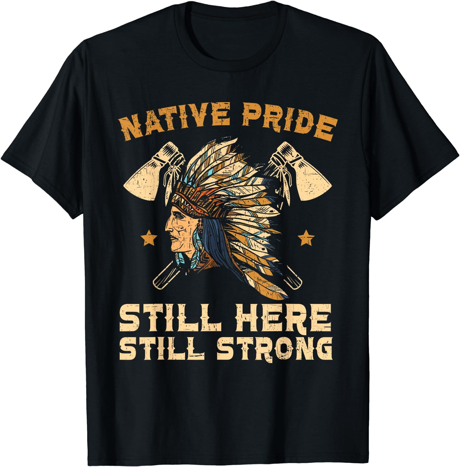 Native Pride Indigenous People Native American T-Shirt Black Small ...