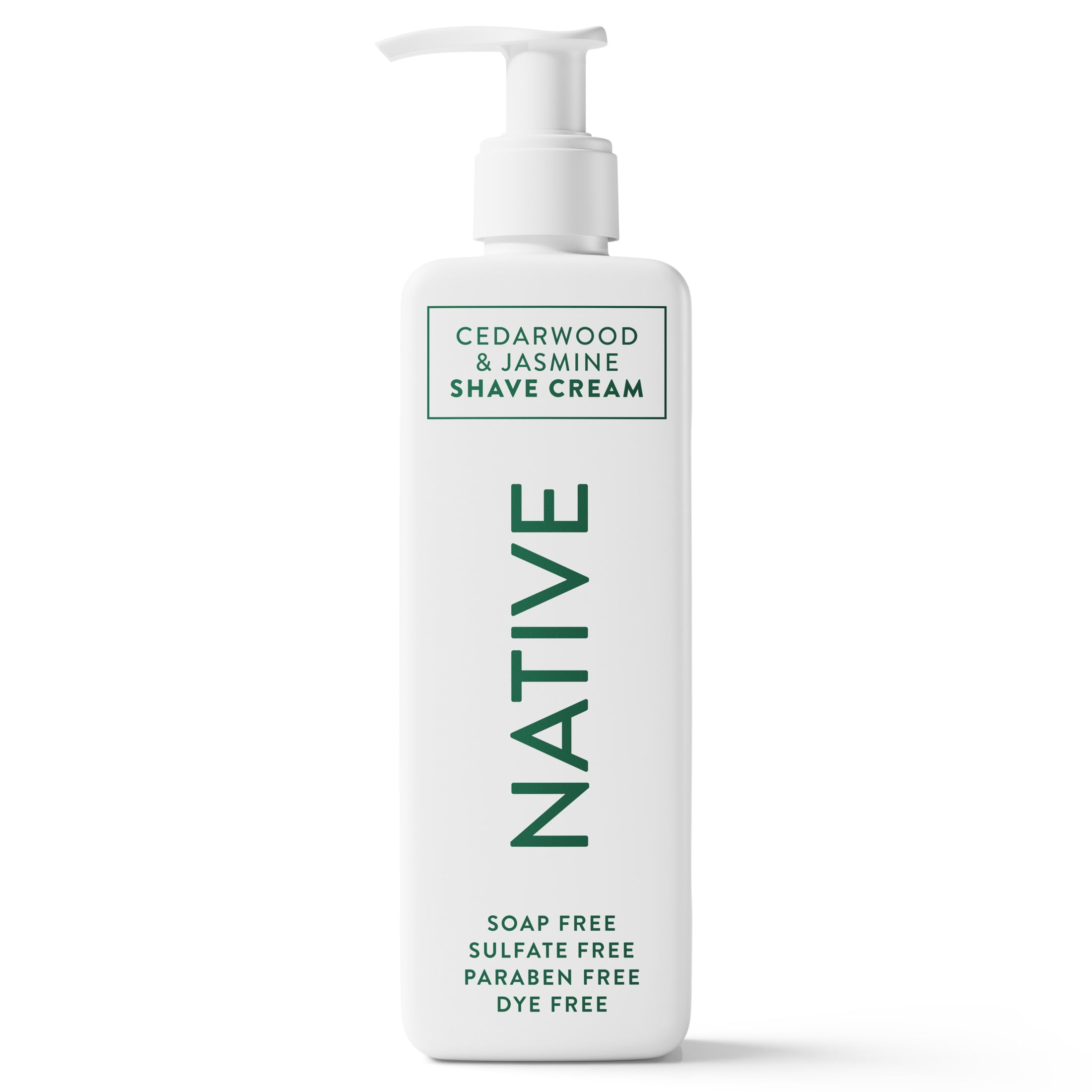 Native Shave Cream for Face & Body, Cedarwood & Jasmine 7.6 fl oz ...