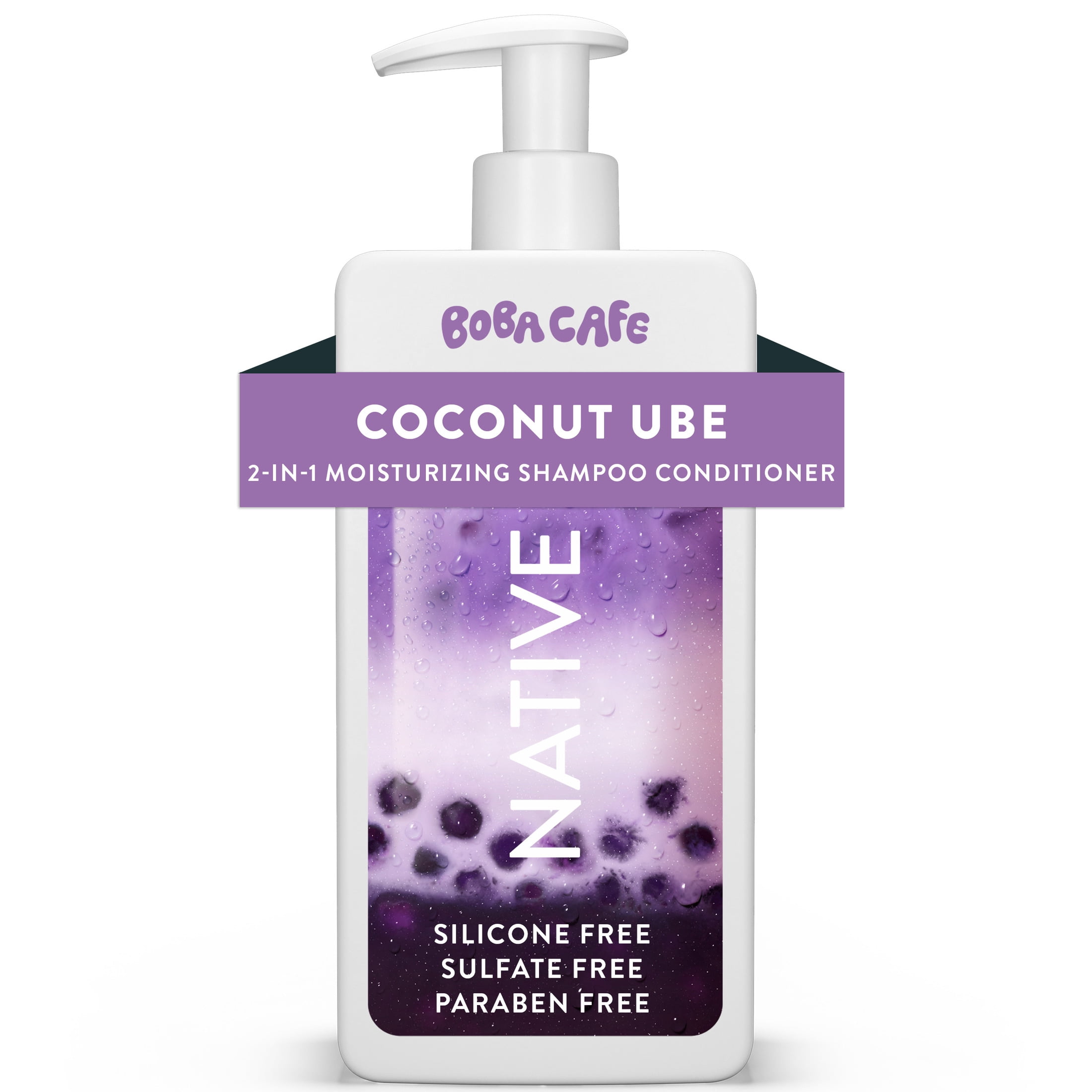 Native 2-in-1 Moisturizing Shampoo and Conditioner Coconut Ube 16.5 fl ...