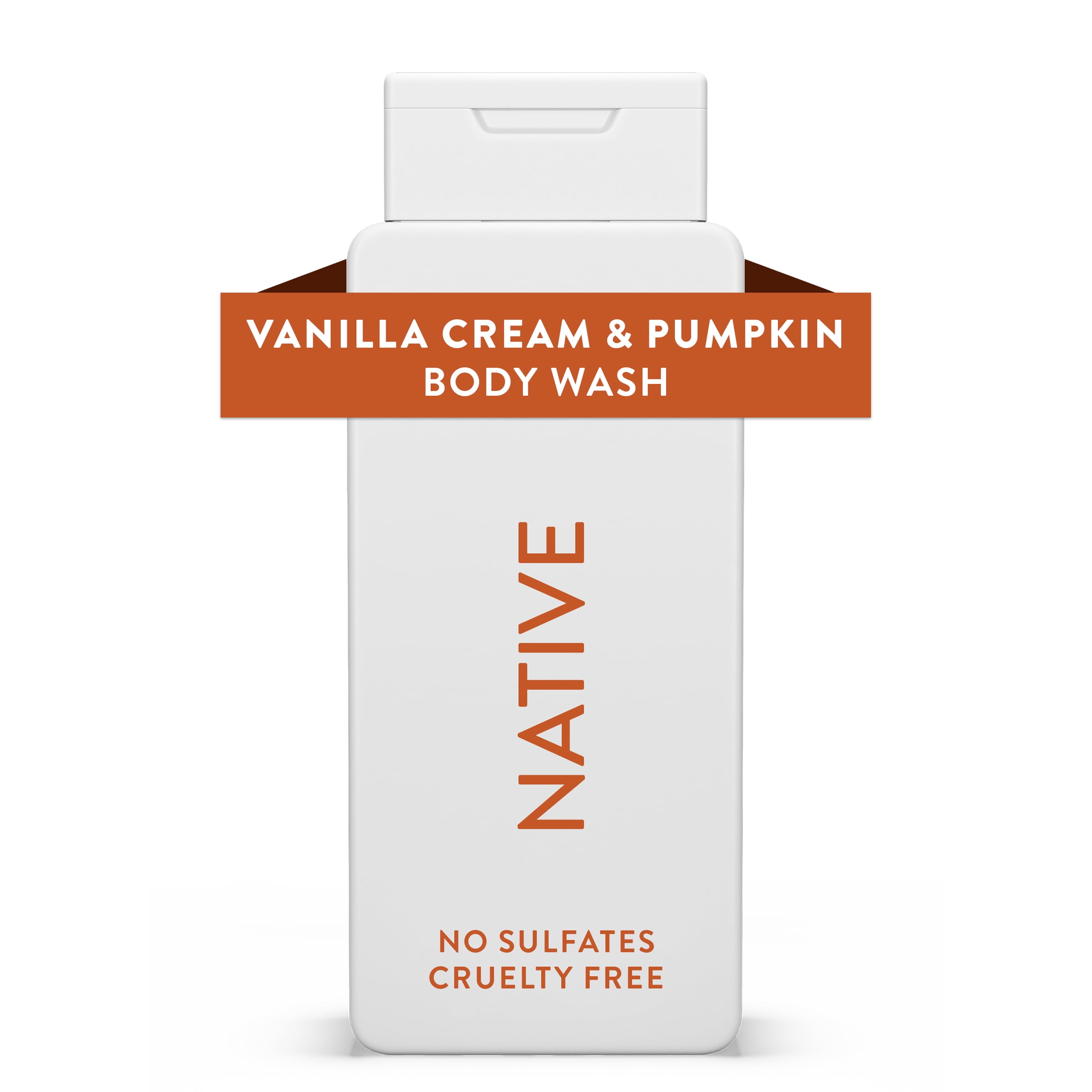 Native Limited Edition Vanilla Cream & Pumpkin Body Wash 18 FL OZ - Walmart.com