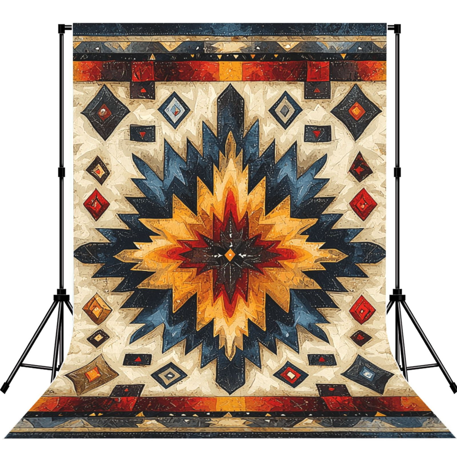 Native Southwest Tribal Patterns Art Photography Backdrop 5x7Ft ...