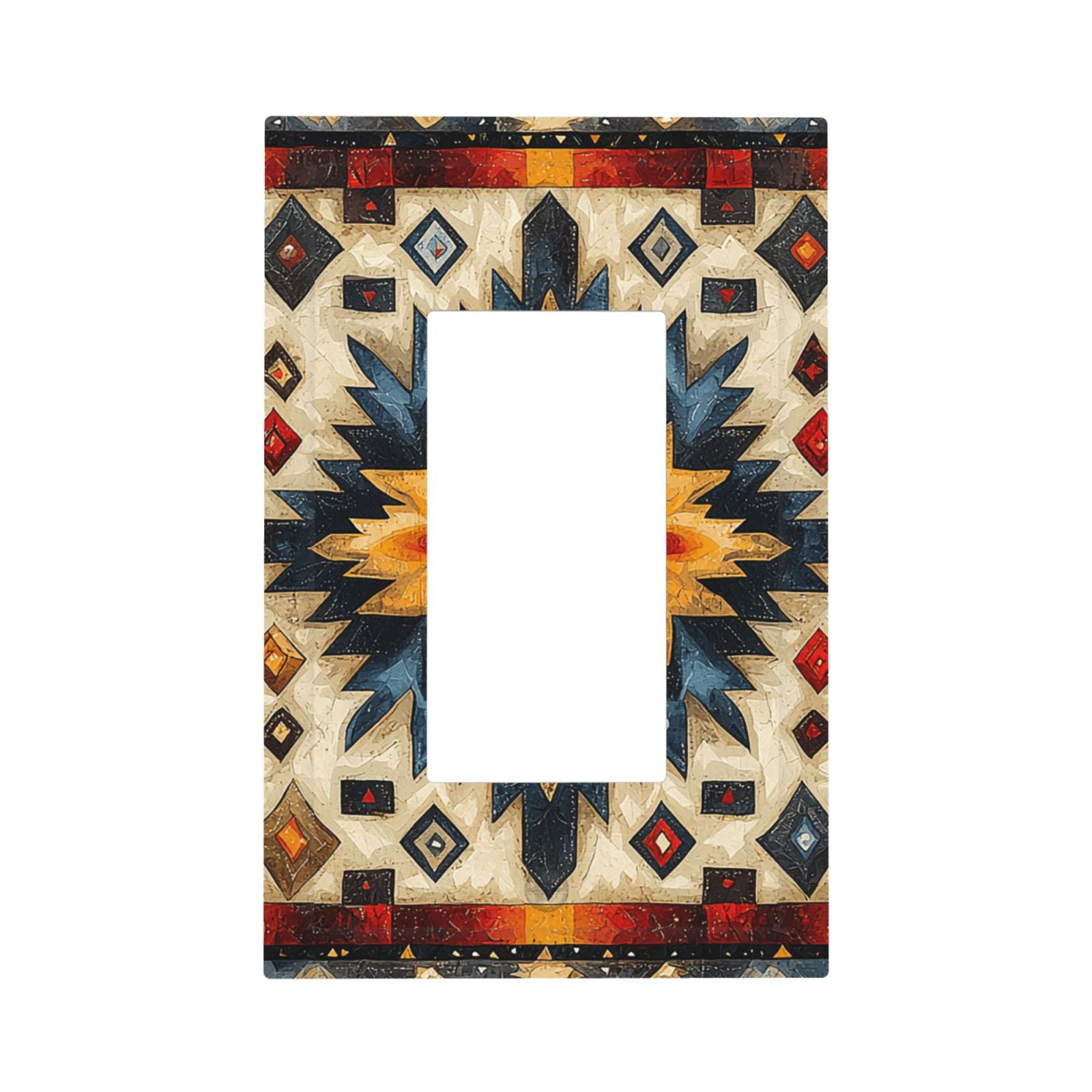 Native Southwest Tribal Patterns Art Single Gang Wall Plate 1 Gang ...