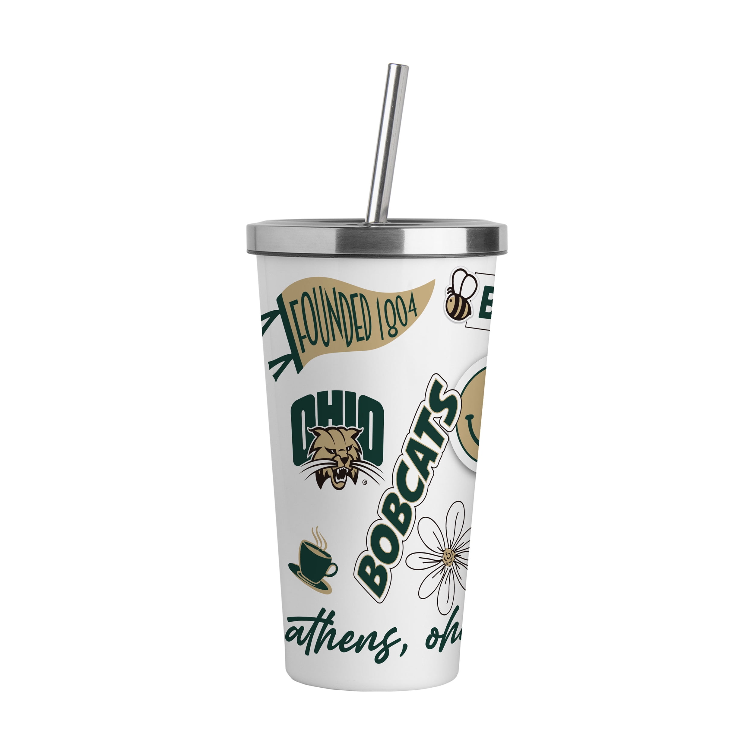 Native Straw Tumbler OHIO BCATS - Walmart.com