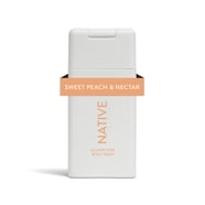 Native Deodorant Sweet Peach & Nectar Mini Travel Size 0.35 oz Aluminum ...