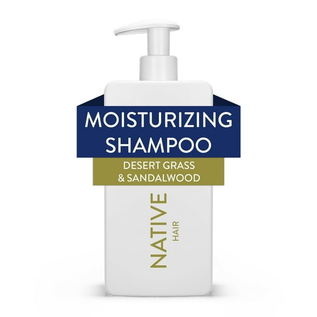 Native Sulfate Free Shampoo, Desert Grass and Sandalwood, Moisturizing ...