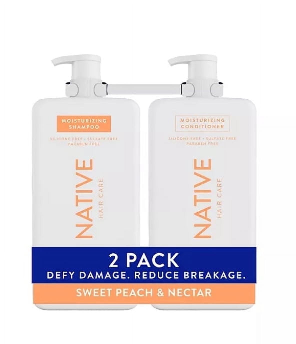 Native Sweet Peach & Nectar Shampoo & Conditioner, 34 fl. oz., 2pk ...