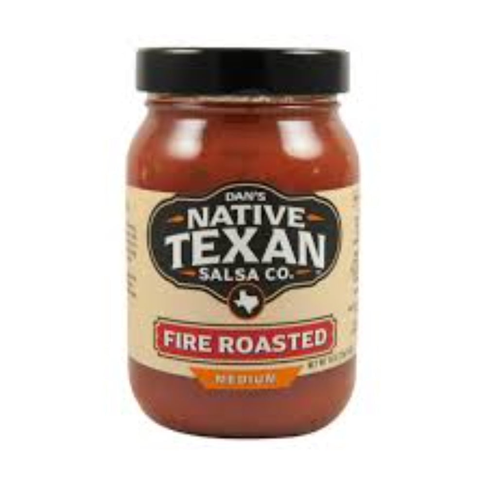 Native Texan Salsa, Fire Roasted, Medium - (Case of 6 - 16 oz ...
