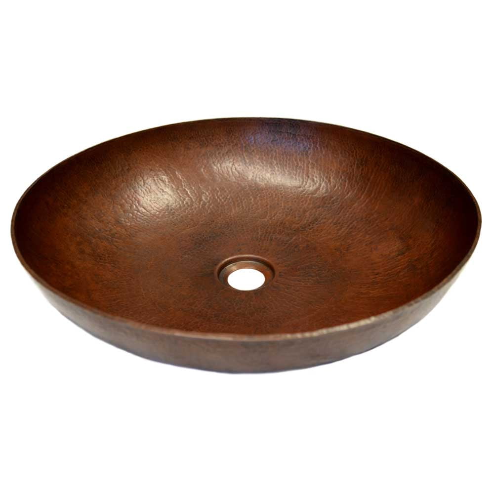 Native Trails Cps84 Maestro Sonata 17" Circular Copper Vessel Bathroom ...