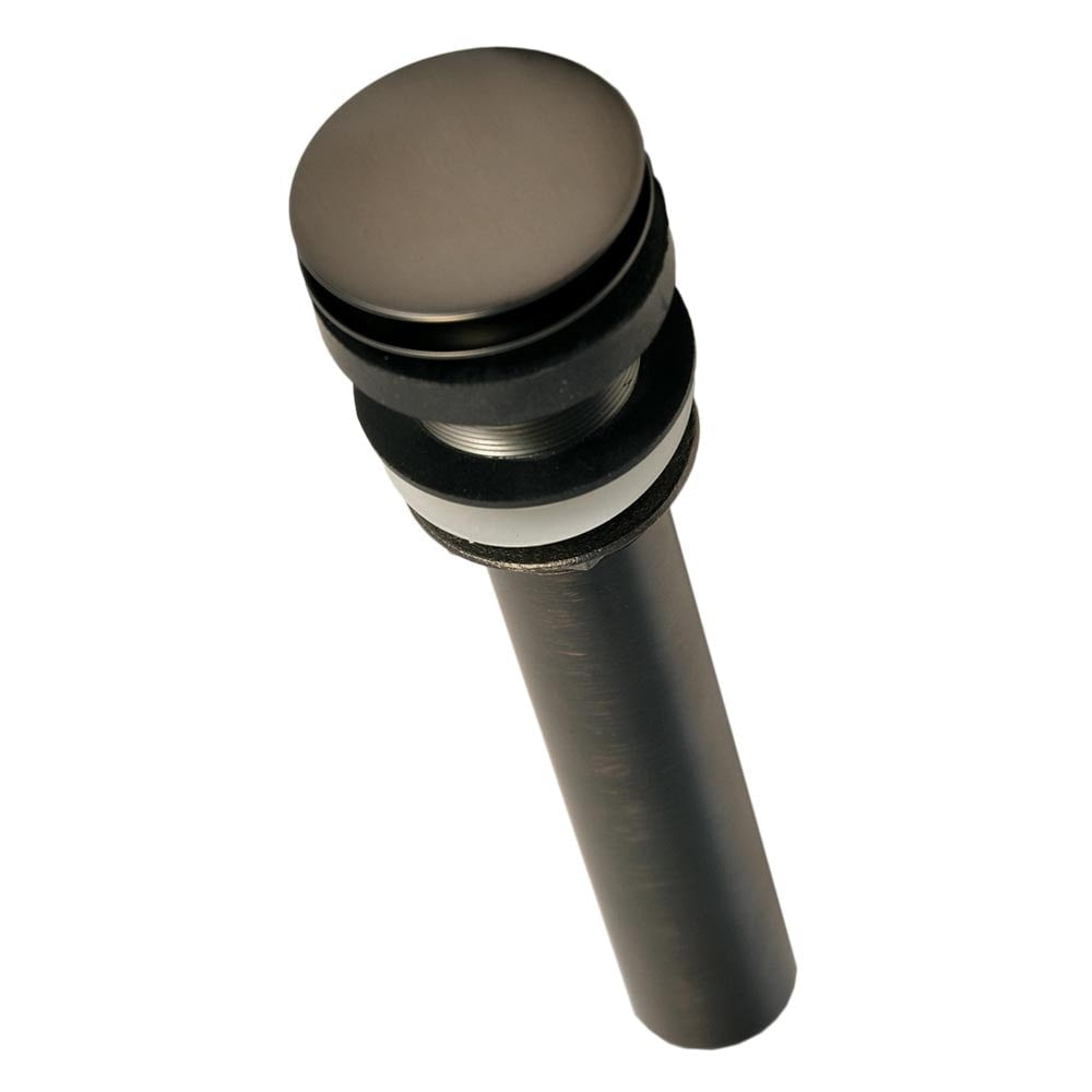 Native Trails DR130-ORB 1.5 in. Push to Seal Dome Drain In Oil Rubbed Bronze - Walmart.com