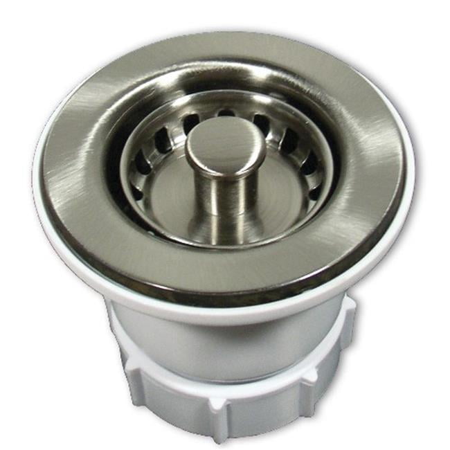 Native Trails DR220-BN Universal 2 in. Junior Strainer, Brushed Nickel ...