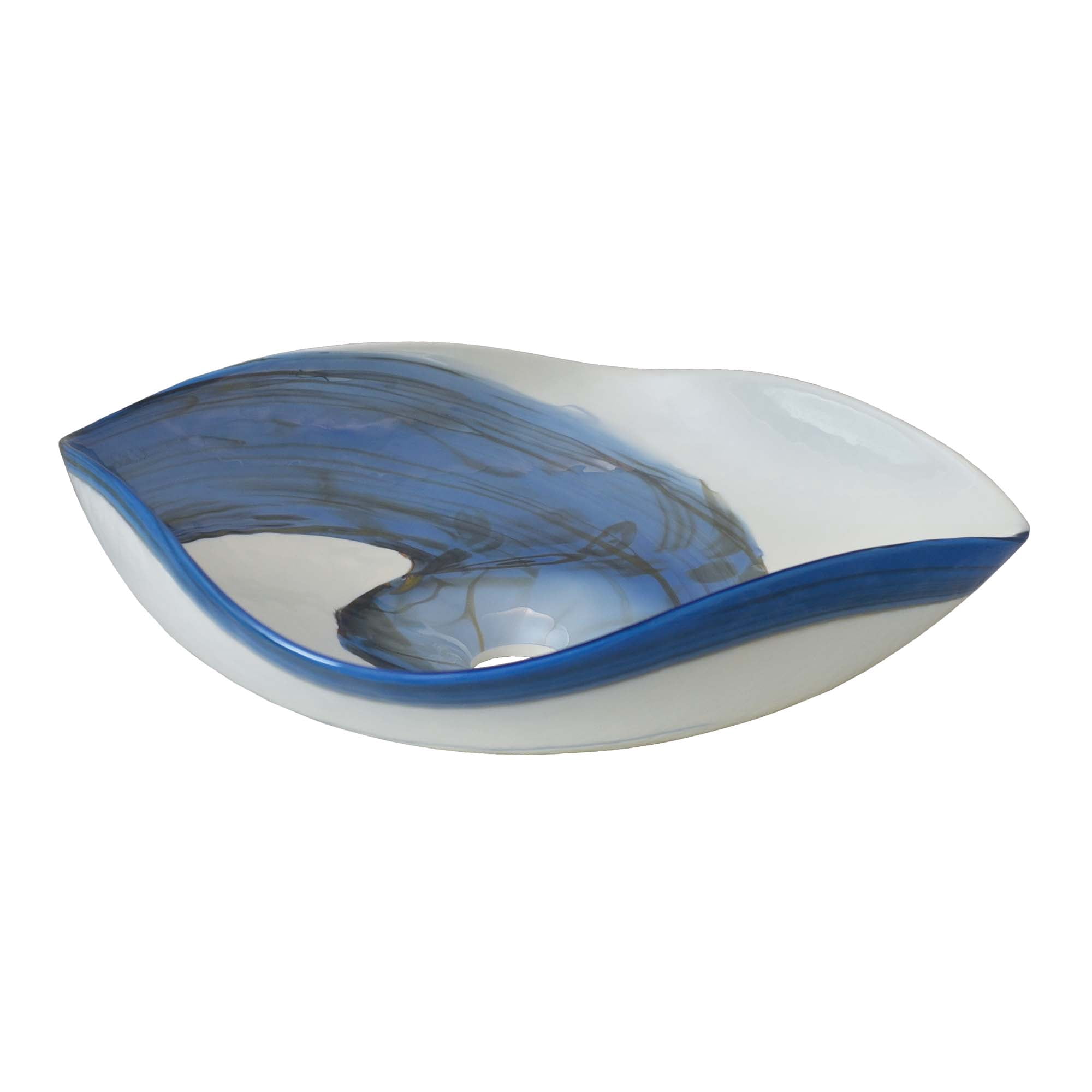 Native Trails Mg1515 Murano Lido 14-3/4" Glass Vessel Bathroom Sink ...