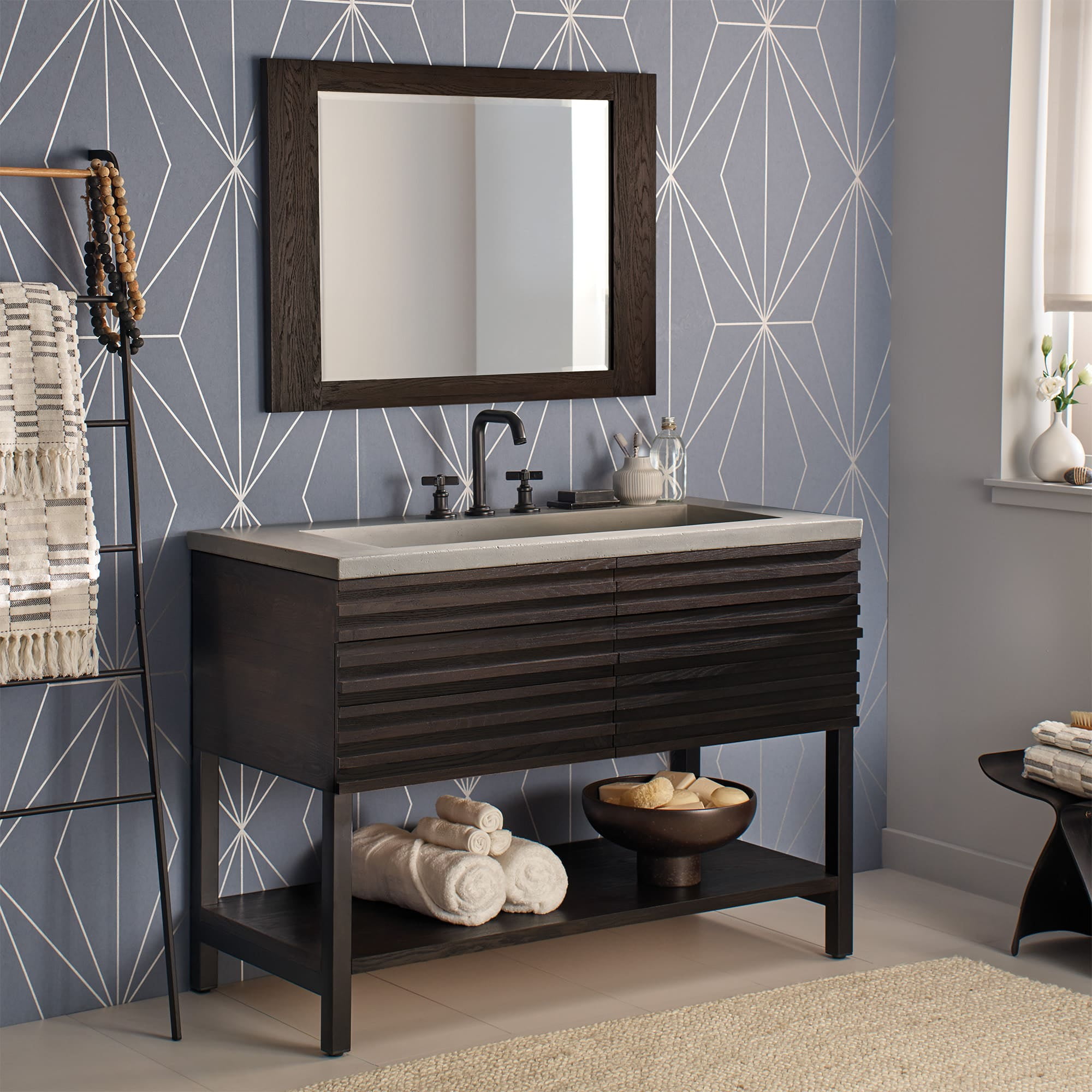 Native Trails Vnm48 Winemaker 48" Single Free Standing Vanity Cabinet ...