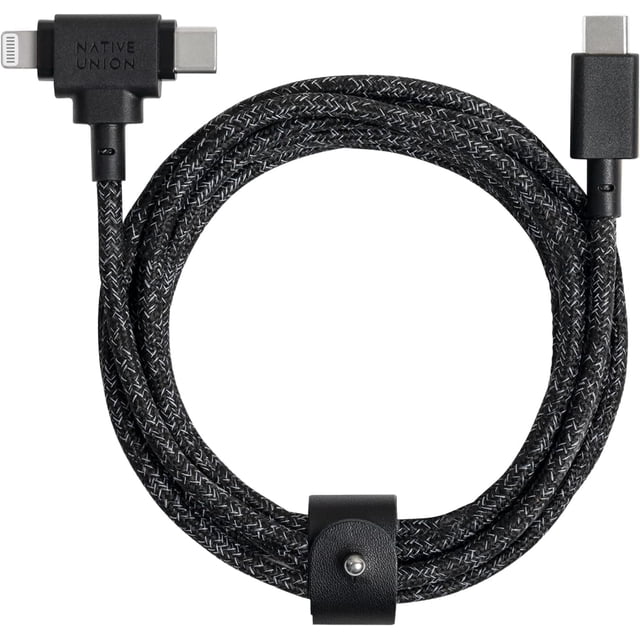 Native Union Belt Cable Duo - 2-in-1 - 5ft Ultra-Strong Universal Type ...