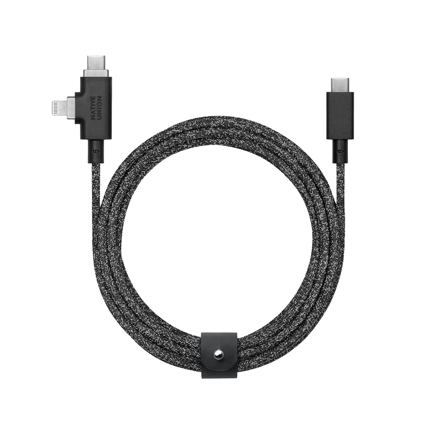 Native Union Belt Cable Duo Pro 240W – 2-in-1 8ft Universal USB C ...