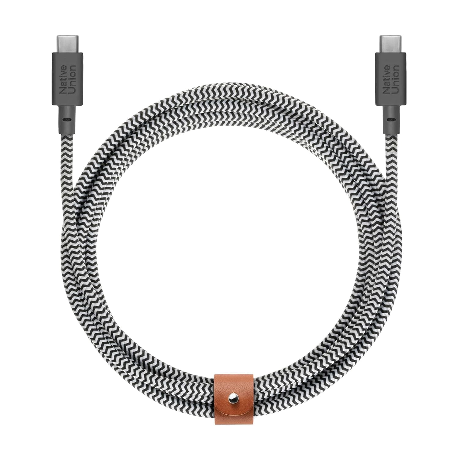 Native Union Belt Cable XL 100W – USB-C 10ft Ultra-Strong with Leather ...