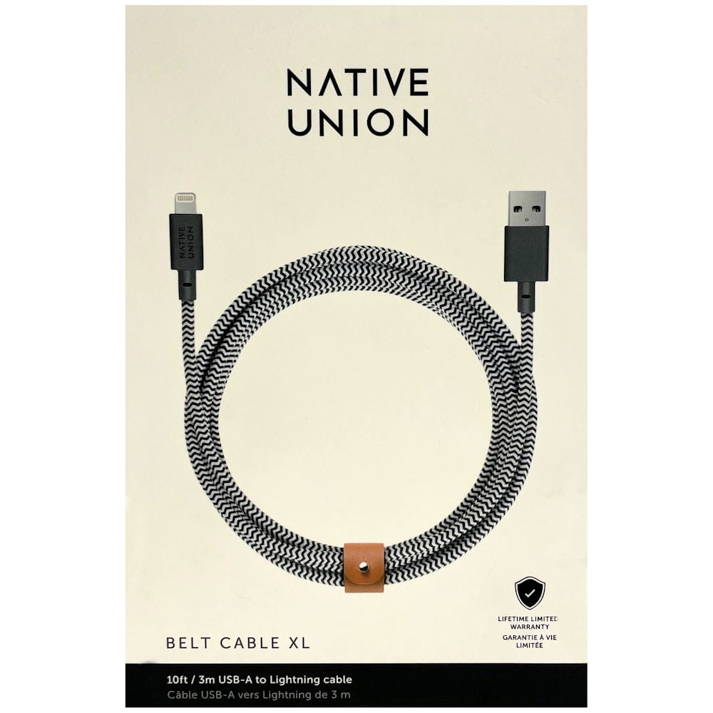 Native Union Belt Cable XL - 10ft Ultra-Strong USB-A - Walmart Business ...