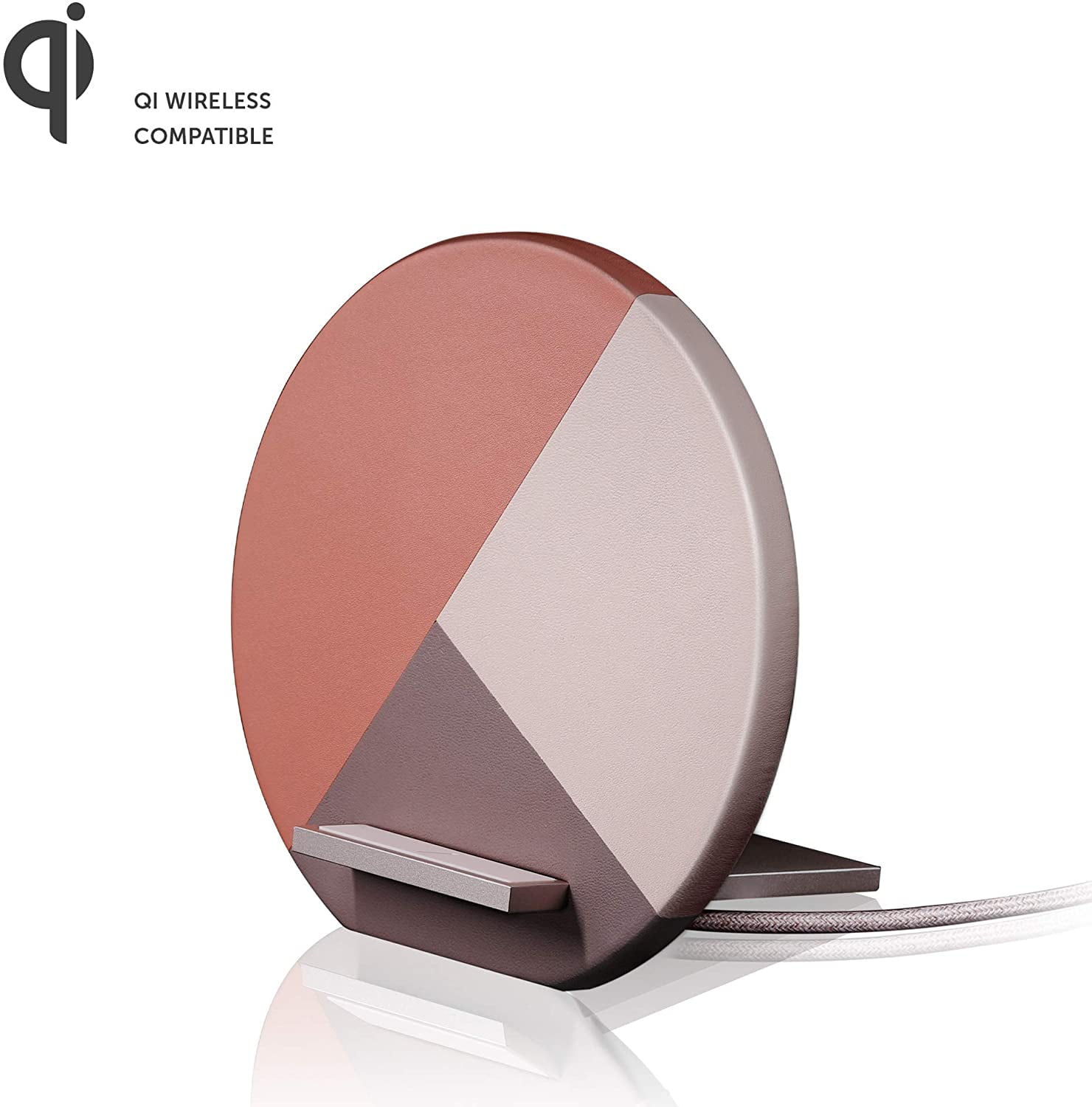 Native Union Dock Marquetry Wireless Charger - Genuine Italian Leather ...