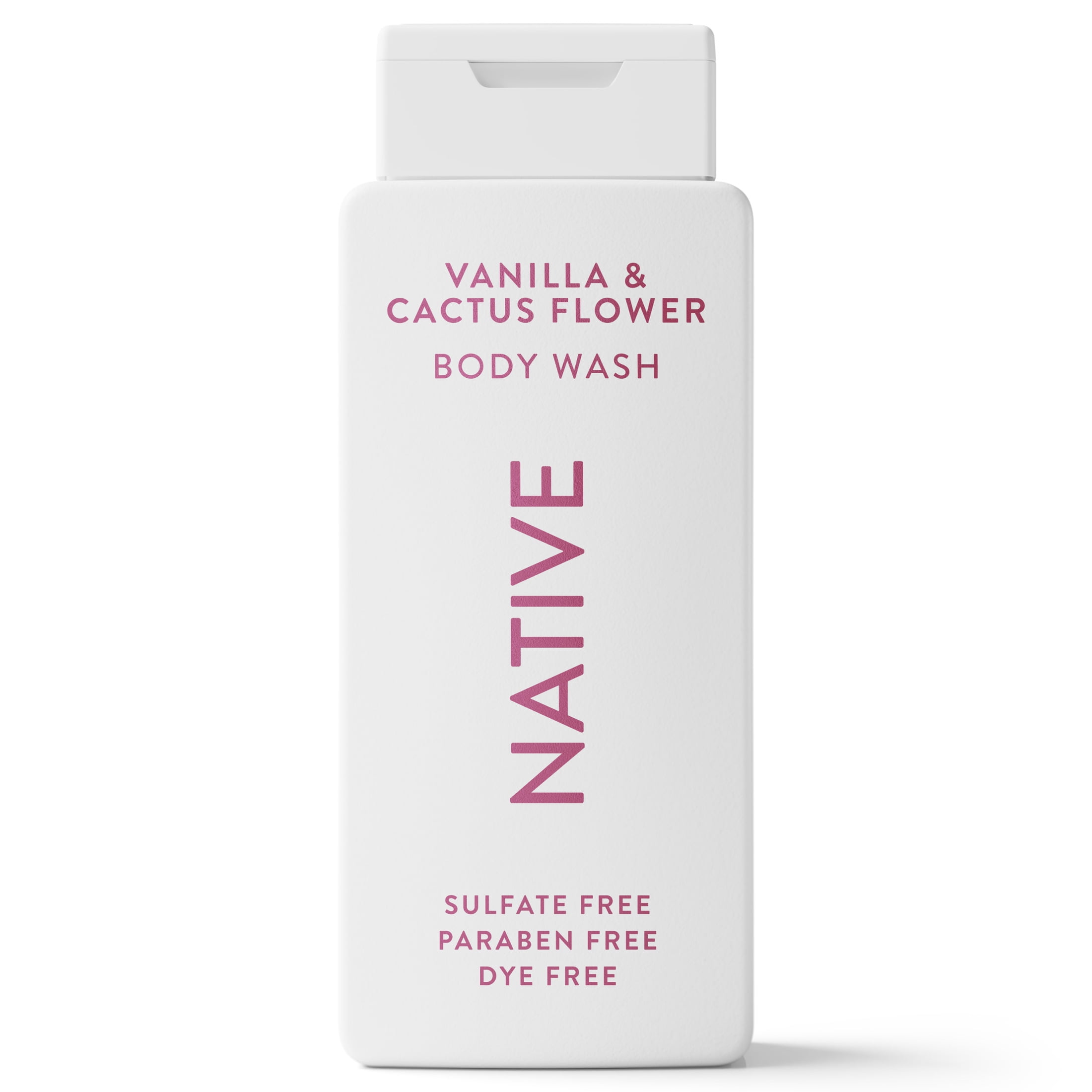 Native Vanilla and Cactus Flower Body Wash, 18 fl oz - Walmart.com