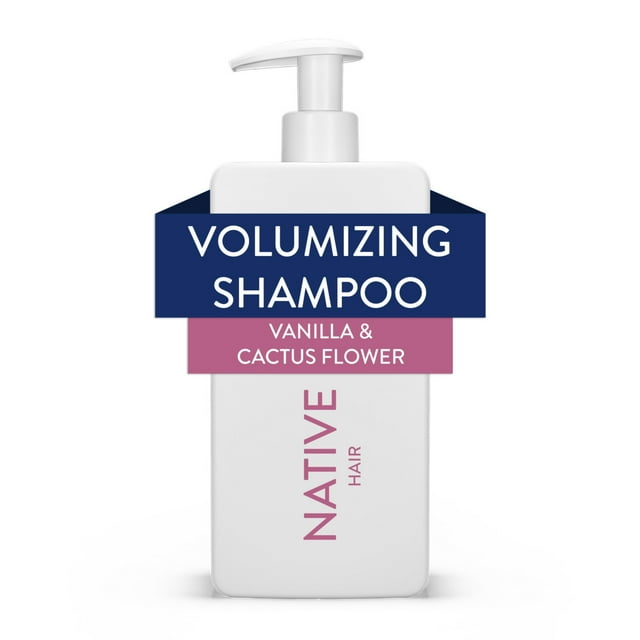 Native Volumizing Shampoo - Vanilla & Cactus Flower Scent, 16.5 fl oz ...