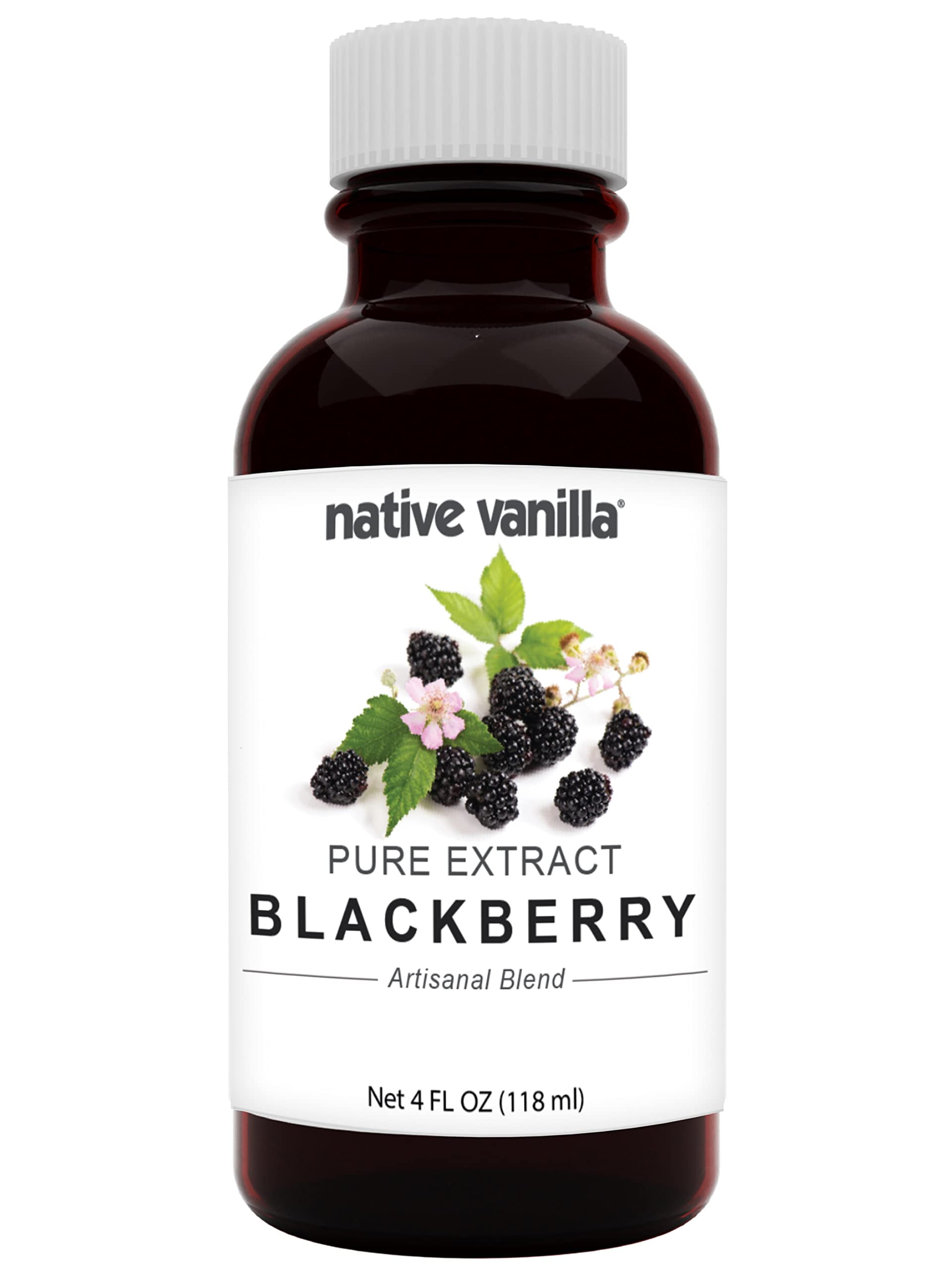 Native Vanilla - Pure BDF32 Blackberry Extract - 4 Fl Oz - Pure Flavors ...