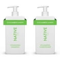 Native Volumizing Shampoo & Conditioner Set, Cucumber & Mint, Sulfate ...