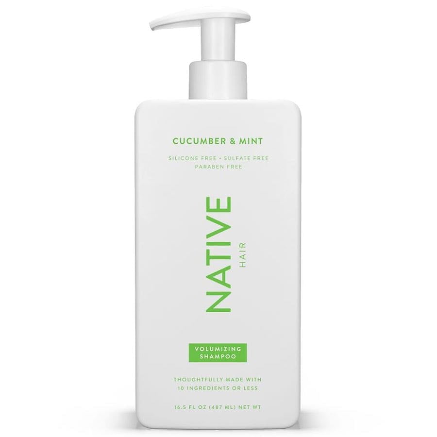 Native Volumizing Shampoo Cucumber & Mint 16.5 fl oz Pack of 3 ...