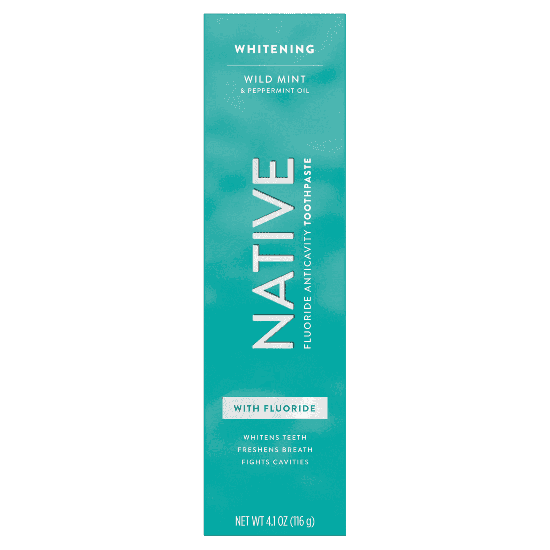 Native Whitening Wild Mint & Peppermint Oil Fluoride Toothpaste, 4.1 oz ...