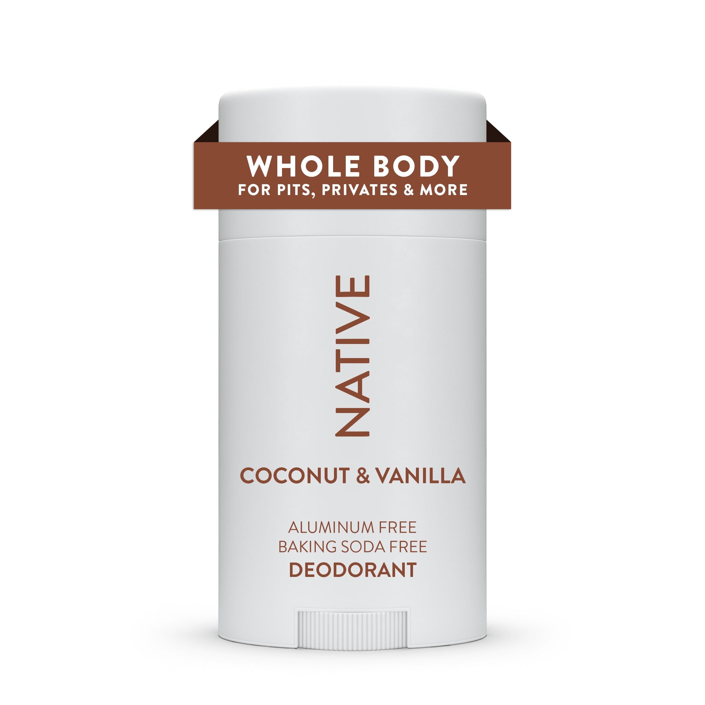 Native Whole Body Deodorant Stick, Coconut & Vanilla, Aluminum Free ...