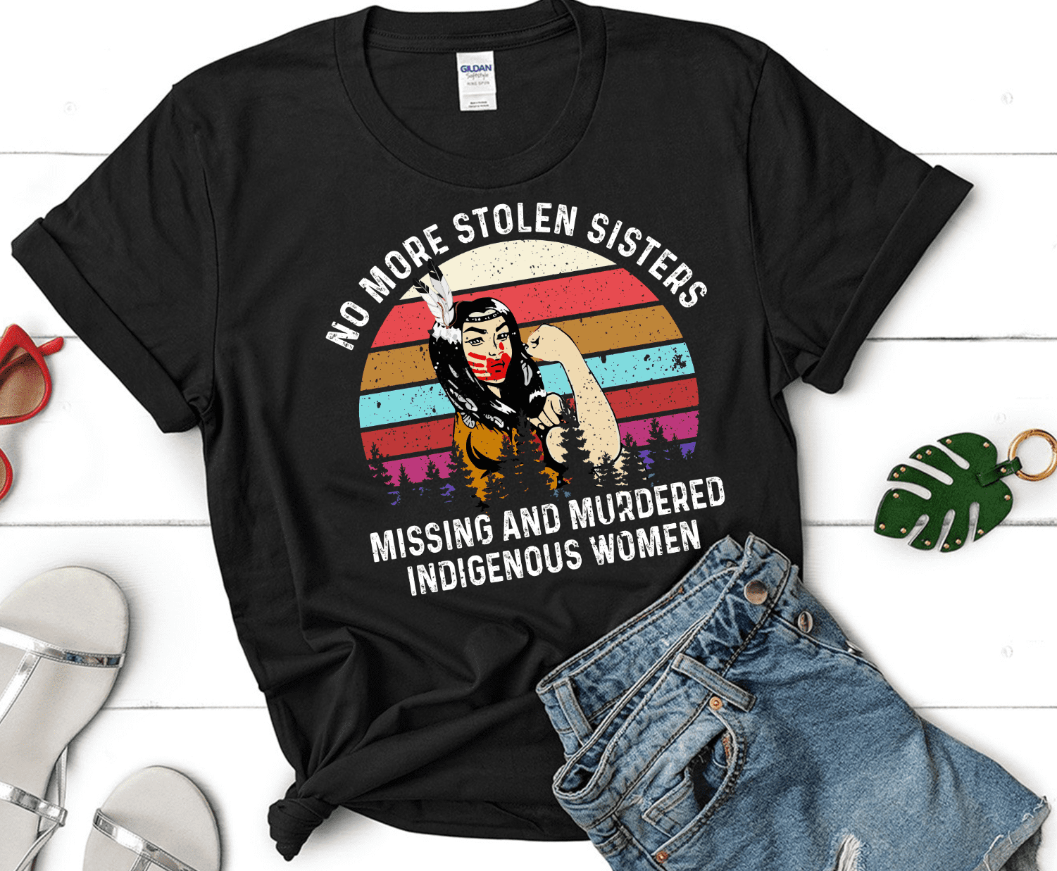 Native Woman Shirt, No More Stolen Sisters Missing And Murdered ...