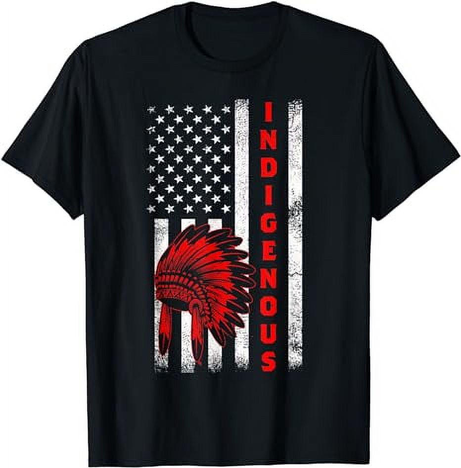 Native american usa flag for a native american T-Shirt - Walmart.com