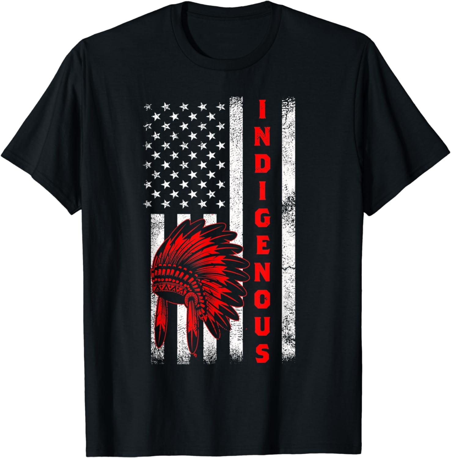 Native american usa flag for a native american T-Shirt - Walmart.com