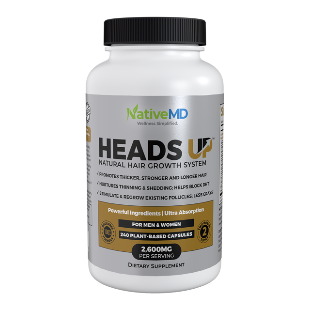 NativeMD Heads Up - A Natural Hair Growth and Wellness System - 240 ...