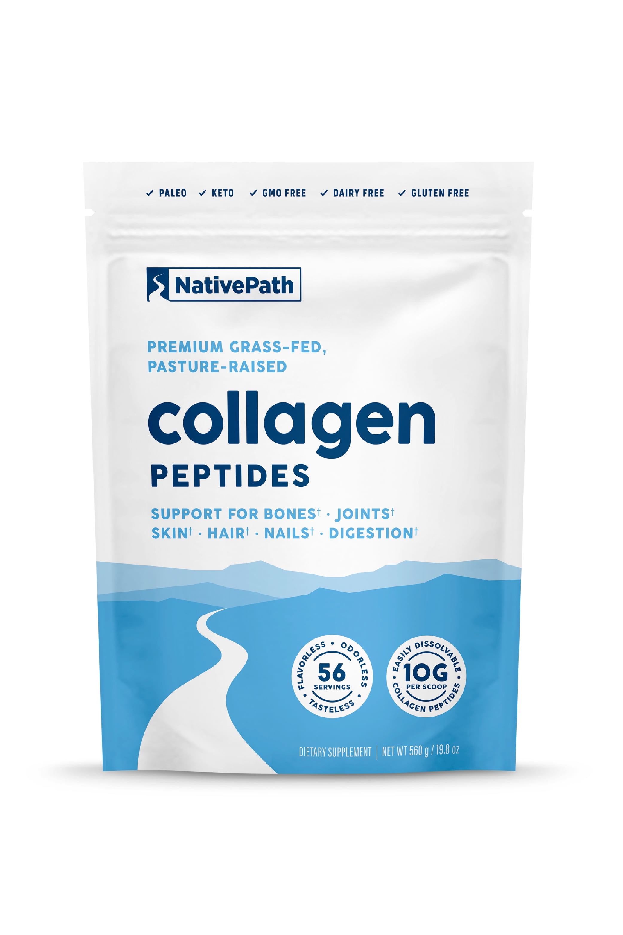 NativePath Collagen Peptides Protein - Hydrolyzed Type 1 & 3 Collagen ...