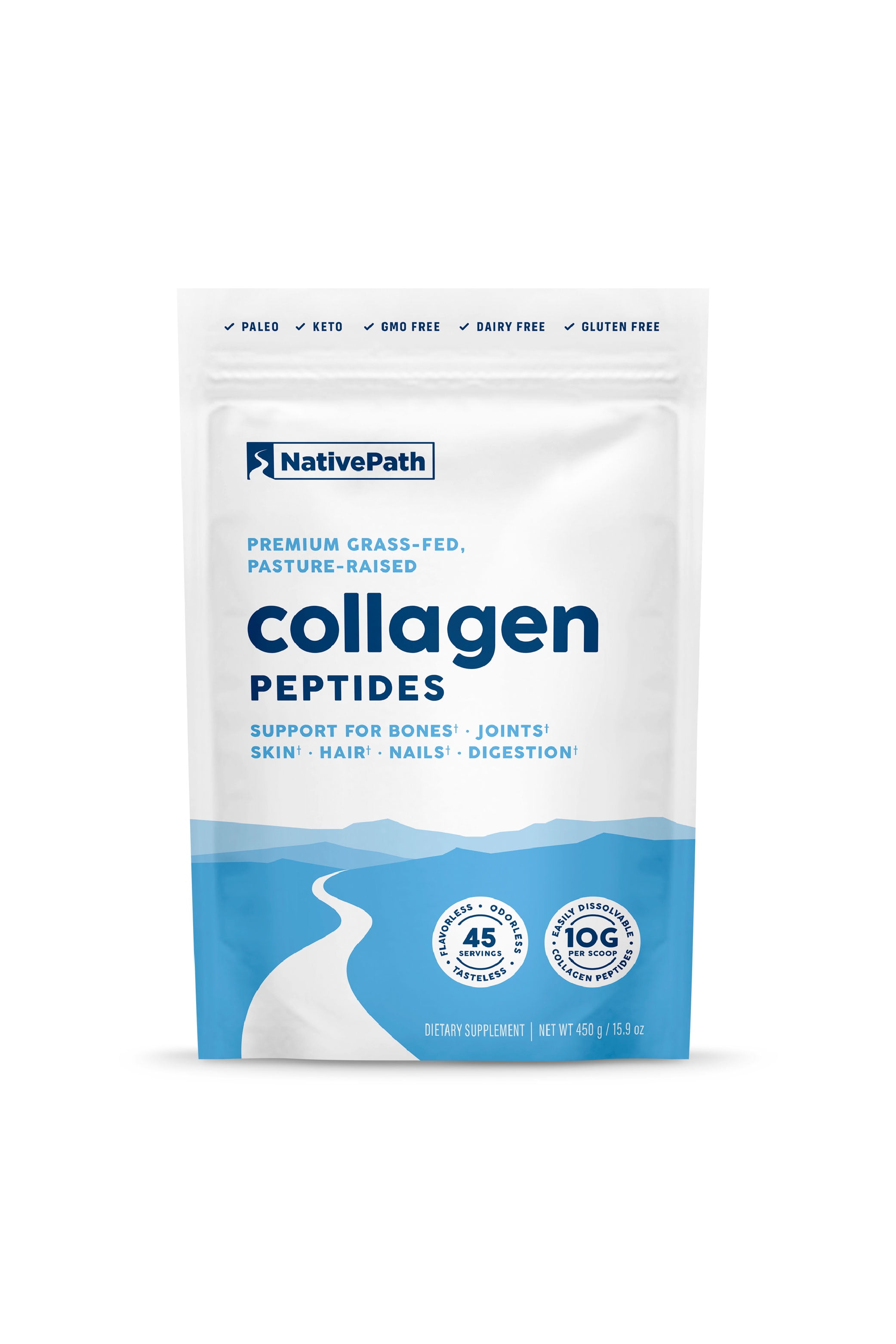 NativePath Collagen Peptides Protein - Hydrolyzed Type 1 & 3 Collagen ...