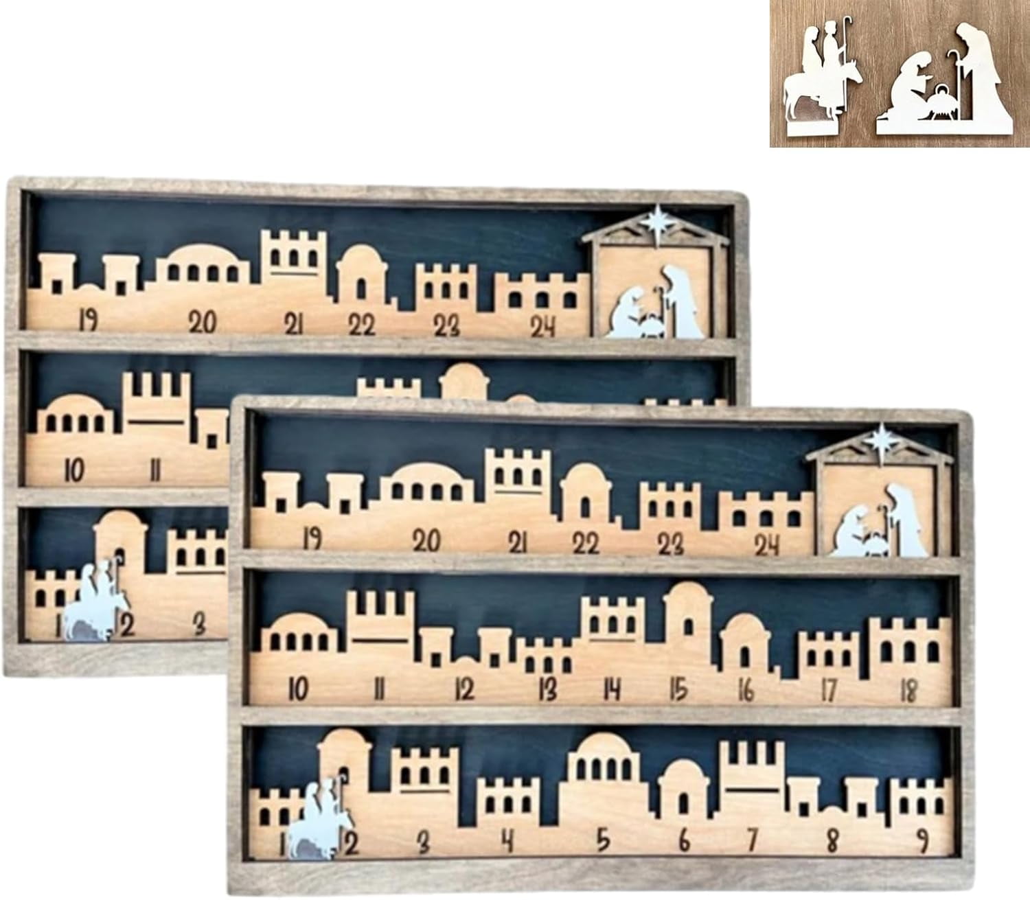 Nativity Advent Calendar, Christmas Vacation Advent Calendar 2024 ...